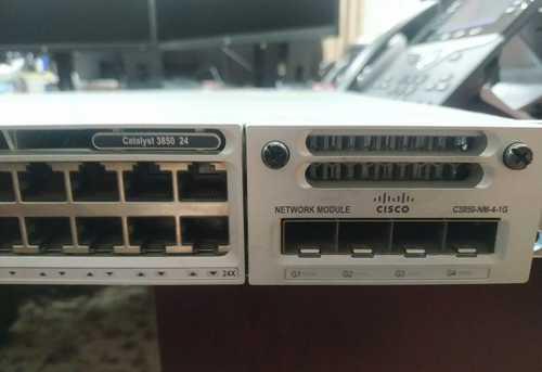 Коммутатор cisco catalyst c3850-24t