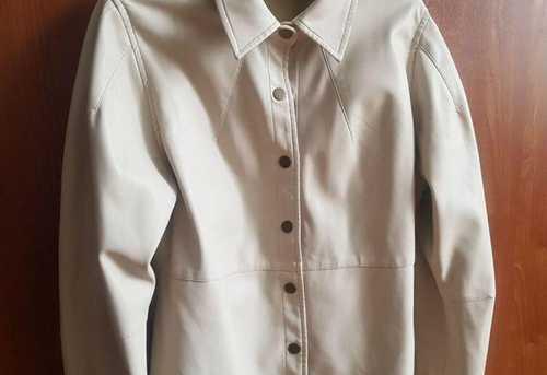 Рубашка пиджак кож зам женская Lime размер M 44 46