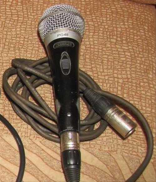 Микрофон Shure PG48 Вокальный Pro XLR