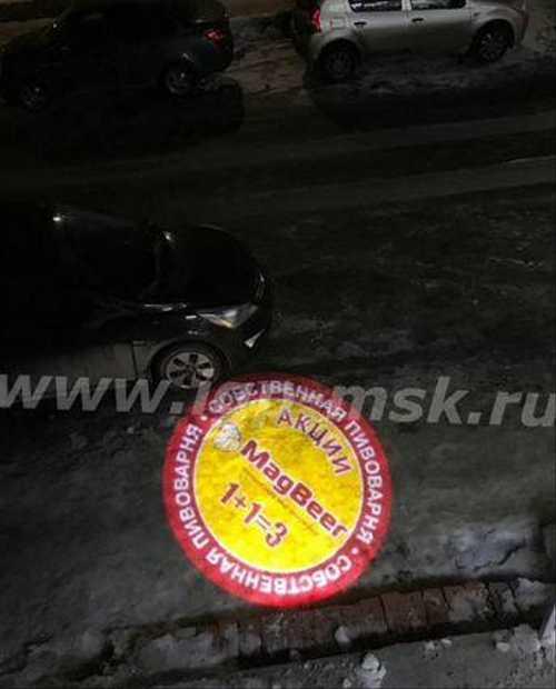 Светодиодный гобо проектор IGP S5 55 Вт. Влагоусто