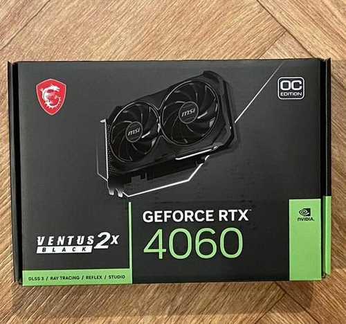 Видеокарта MSI RTX 4060 Ventus 2x новая