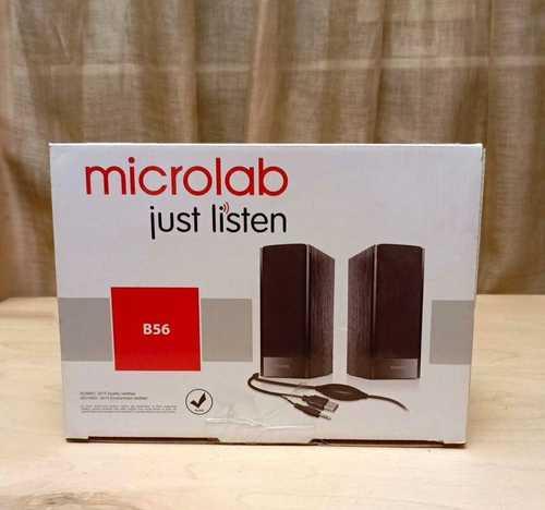 Колонки компьютерные Microlab B56, 2.0, стационарн