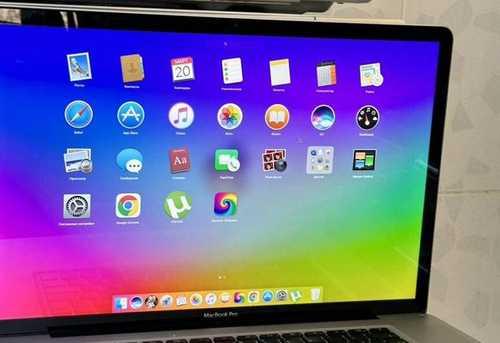 MacBook Pro 17 (2010), 500 ГБ, Core i7, 2.66 ГГц, RAM 16 ГБ, GeForce GT 330M 0.5 ГБ