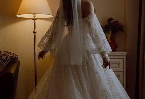 Свадебное платье светоотражающее