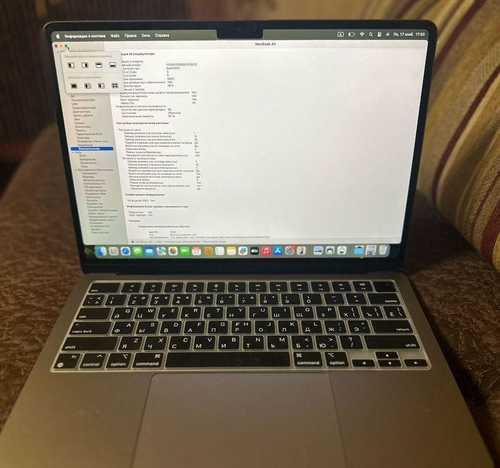 MacBook Air 13 (2024, M3), 256 ГБ, M3 (8-core), RAM 8 ГБ, GPU 10-core