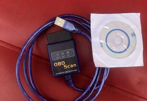 Диагностический USB авто сканер obd2 elm 327