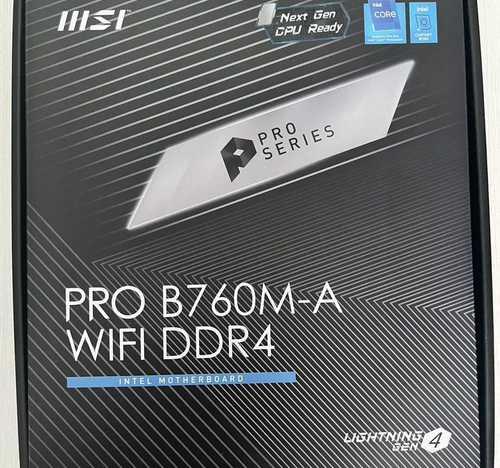 Материнская плата MSI Pro B760M-A wifi DDR4