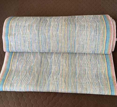 Ткань для кухонных полотенец - цветной лен