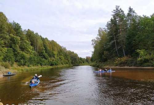 Сплав по Линде на байдарках 28-29 мая