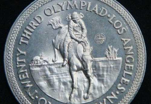 Монета 1 крона 1984 год Остров мэн