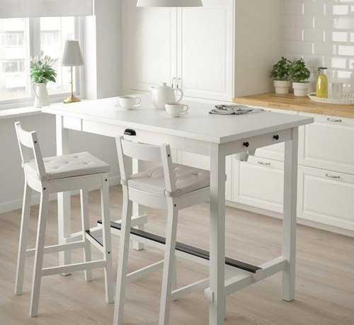 Стол белый IKEA Нордвикен