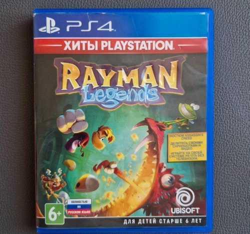 Rayman legends ps4 диск на русском