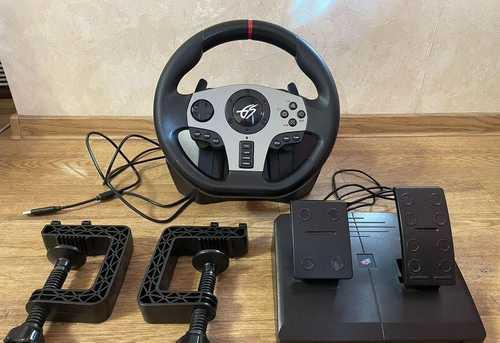 Игровой руль 900 градусов dexp wheelman PRO