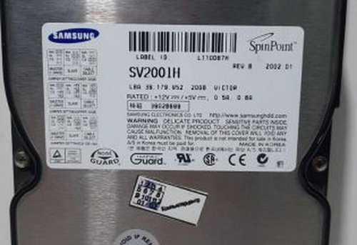 Жесткий диск Samsung 3.5" 20Gb IDE SV2001H