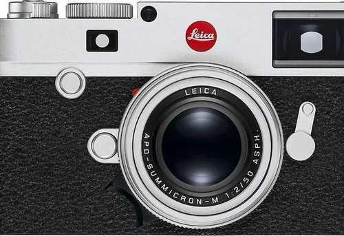 Новый фотоаппарат Leica M10-R, серебристый EU