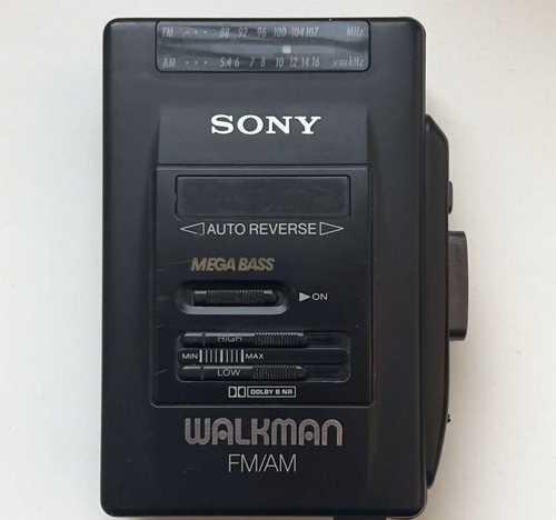 Кассетный плеер sony walkman wm-f2068