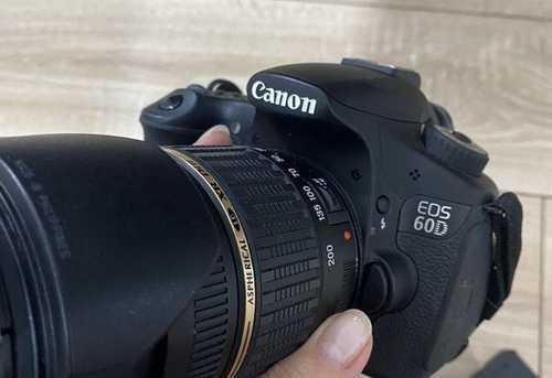 Комплект Зеркальный фотоаппарат canon eos 60d