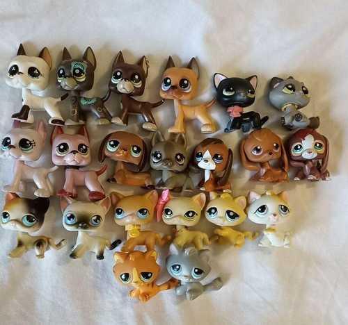 Littlest pet shop lps лпс стоячки доги таксы тебби
