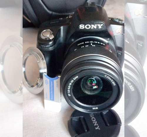 Фотоаппарат Sony a 390 с переходником м 42