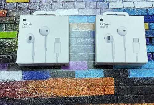 Наушники earpods type-c с микрофоном