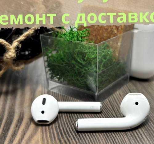 Airpods 1,2 оригиналы с новыми батареями