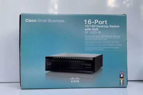 Коммутатор Cisco SF100D-16