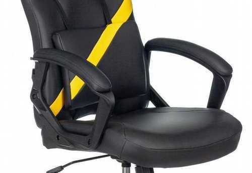 Кресло игровое Zombie driver черный/желтый эко.кож
