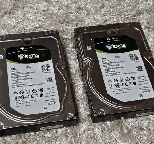 Жесткий диск Seagate Exos 7E8 6TB (HDD, SATA III