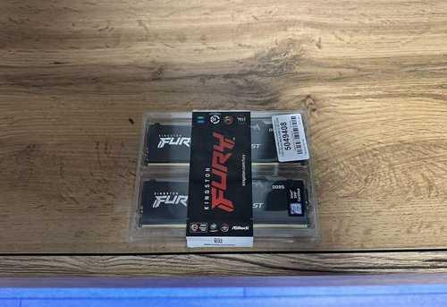 Kingston Fury Beast DDR5 32 гб на гарантии