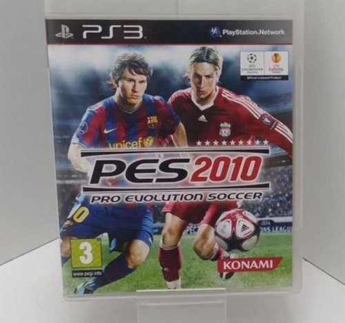 Игровые диски. Sony Playstation 3 PES 2010