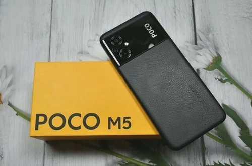 Xiaomi Poco M5 4/128 Черный Ростест Новый