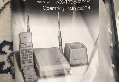 Радио телефон panasonic kx-t7980bx