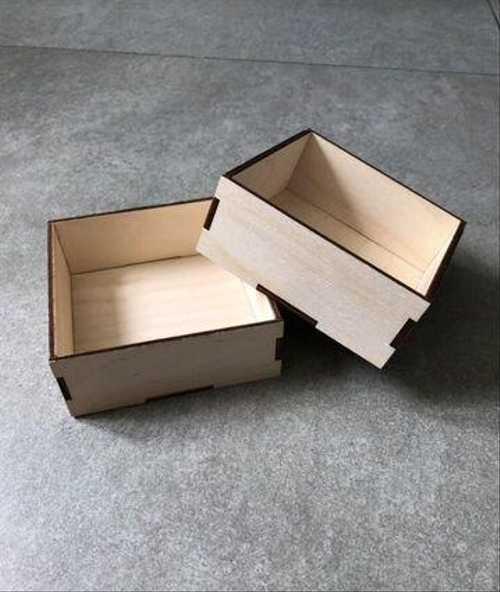 Маленький деревянный ящик органайзер подставка
