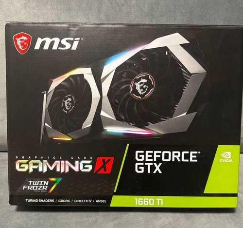Nvidia GTX 1660 ti MSI gaming X