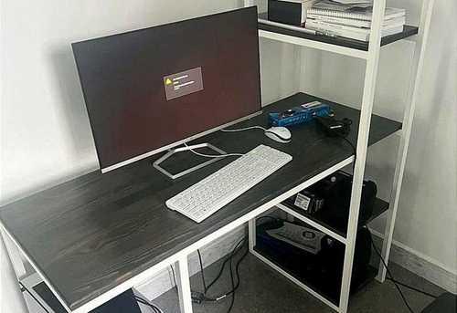 Компьютерный стол со стеллажом