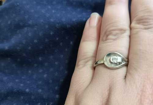 Серебряное кольцо женское18