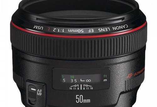 Объектив Canon EF 50mm f/1.2L USM New