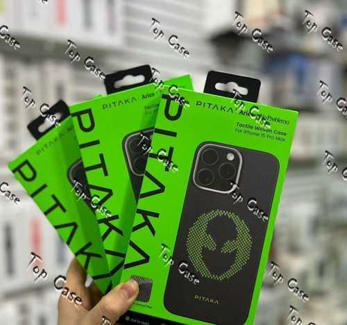 Чехол pitaka Tactile Case iPhone 15 Pro Max Alien