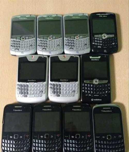 Телефоны blackberry 11шт