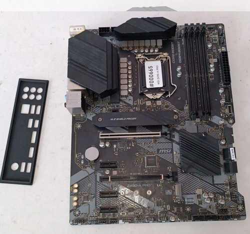 MSI Z490-A PRO LGA1200 10-11 intel