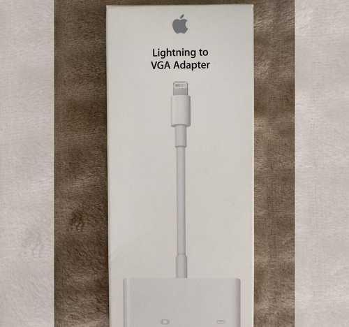 Адаптер Apple Lightning для VGA MD825ZM/A оригинал