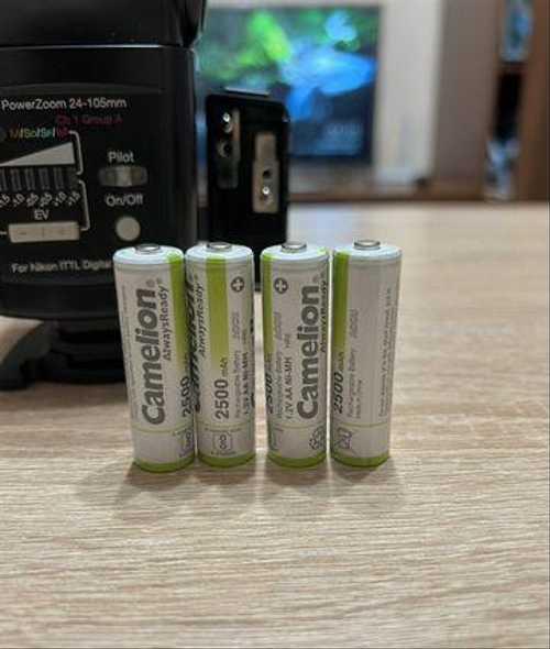 Аккумуляторы Camelion AA 2500 mAh 1.2V NI-MH