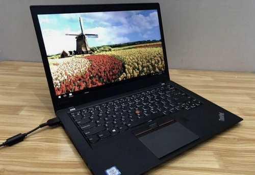 14" Lenovo ThinkPad T460s, 128 ГБ, Core i5-6300U, RAM 8 ГБ, Intel HD Graphics 520