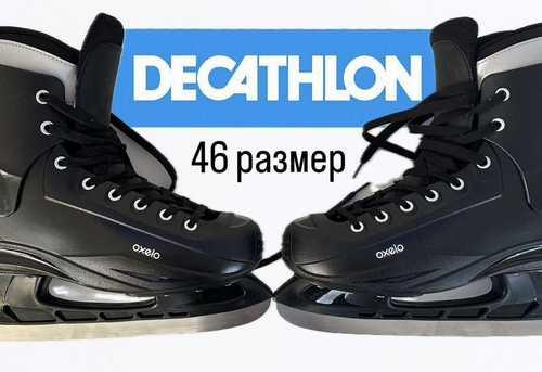 Коньки хоккейные oxelo (Decathlon)