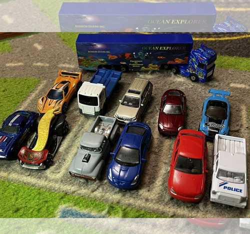 Машинки hotwheels, welly и др