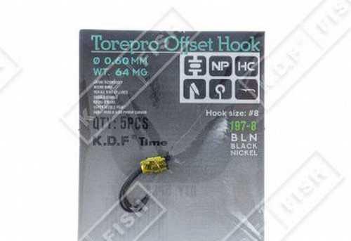 Крючок офсетный KDF Torepro Offset Hook 197-8 №8
