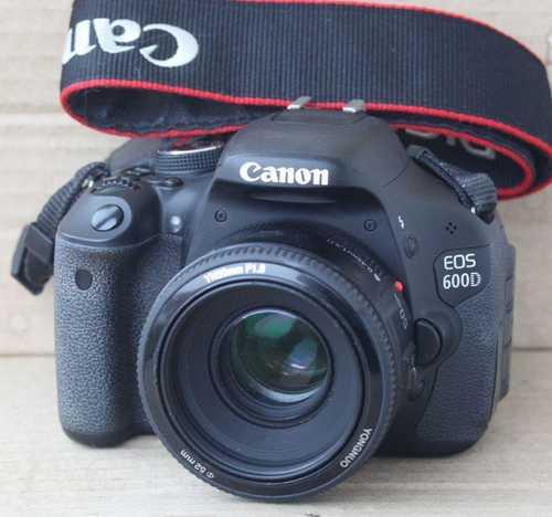 Canon 600d kit YN 50mm 1.8