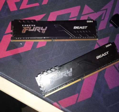 Оперативная память Kingston fury DDR4 8гб