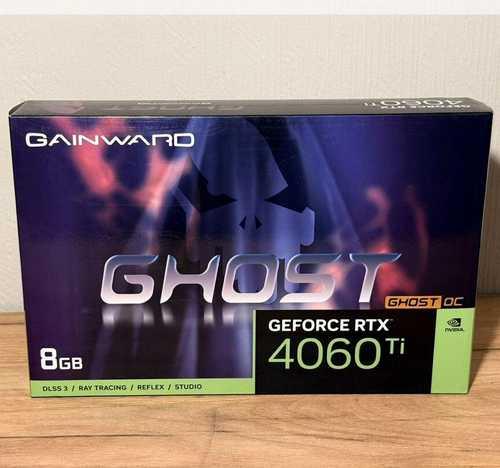 Видеокарта Gainward GeForce RTX 4060 Ti Ghost OC