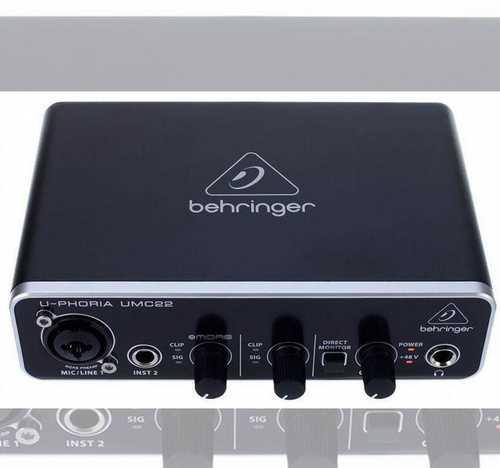 Внешняя звуковая карта Behringer UMS22